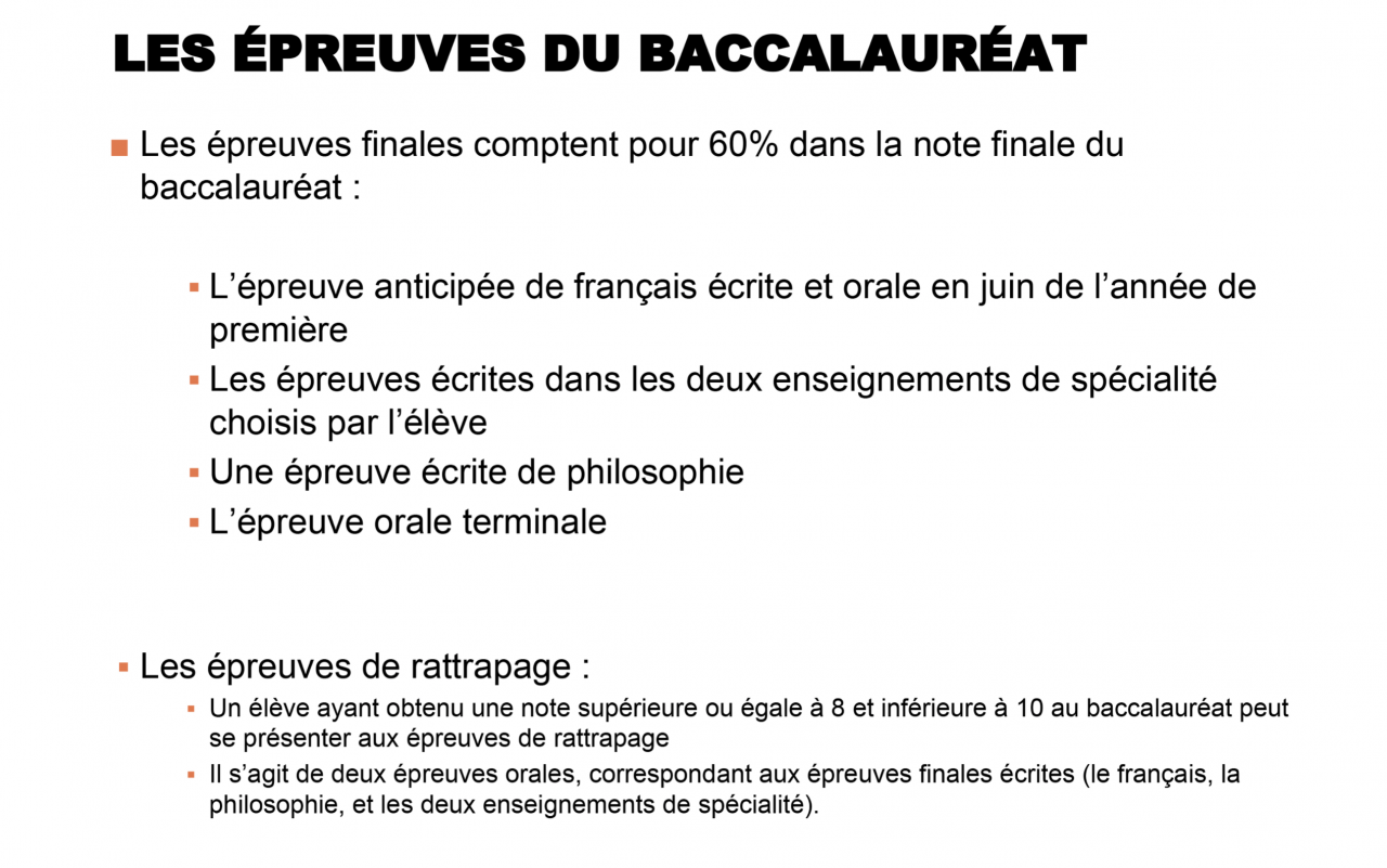 Baccalauréat - LYCÉE FRANÇAIS